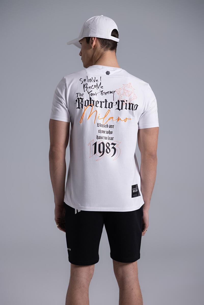 Roberto Vino Milano White T-Shirt - Stylish Comfort | Drip Nation IL