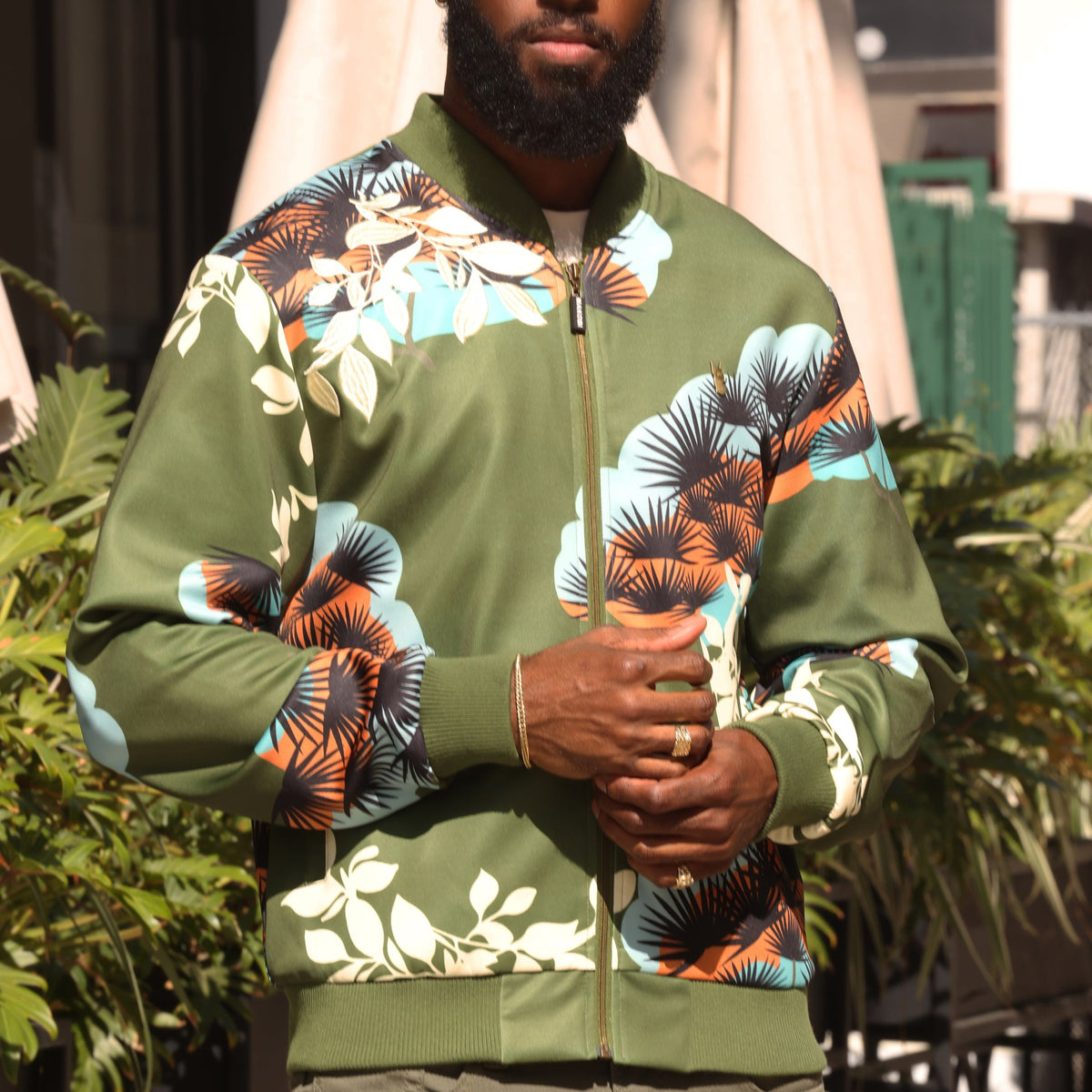 Makobi M4470 Beruni Varsity Jacket - Olive