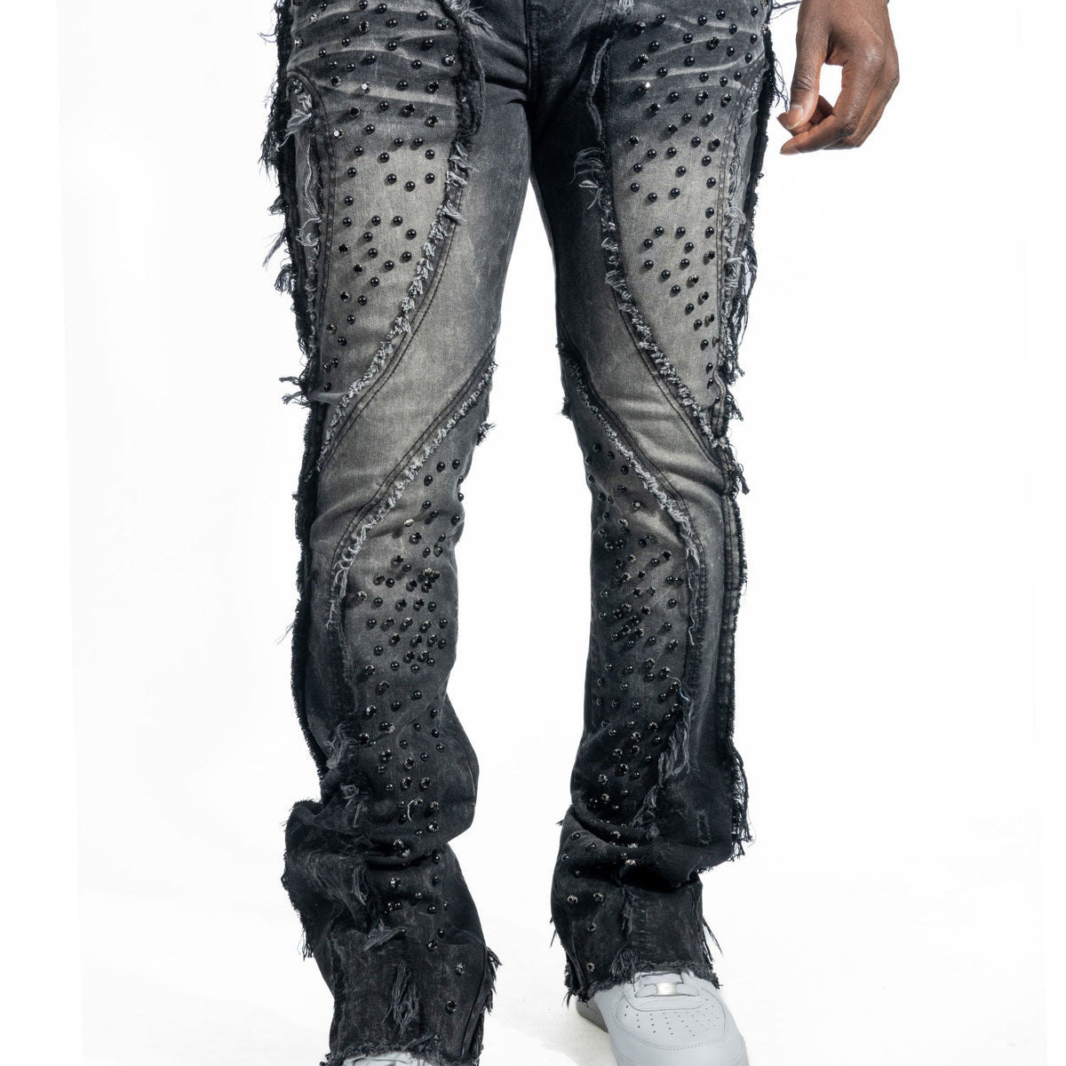 Frost Original Jeans | F1757 Moretti Stacked Pants - Black