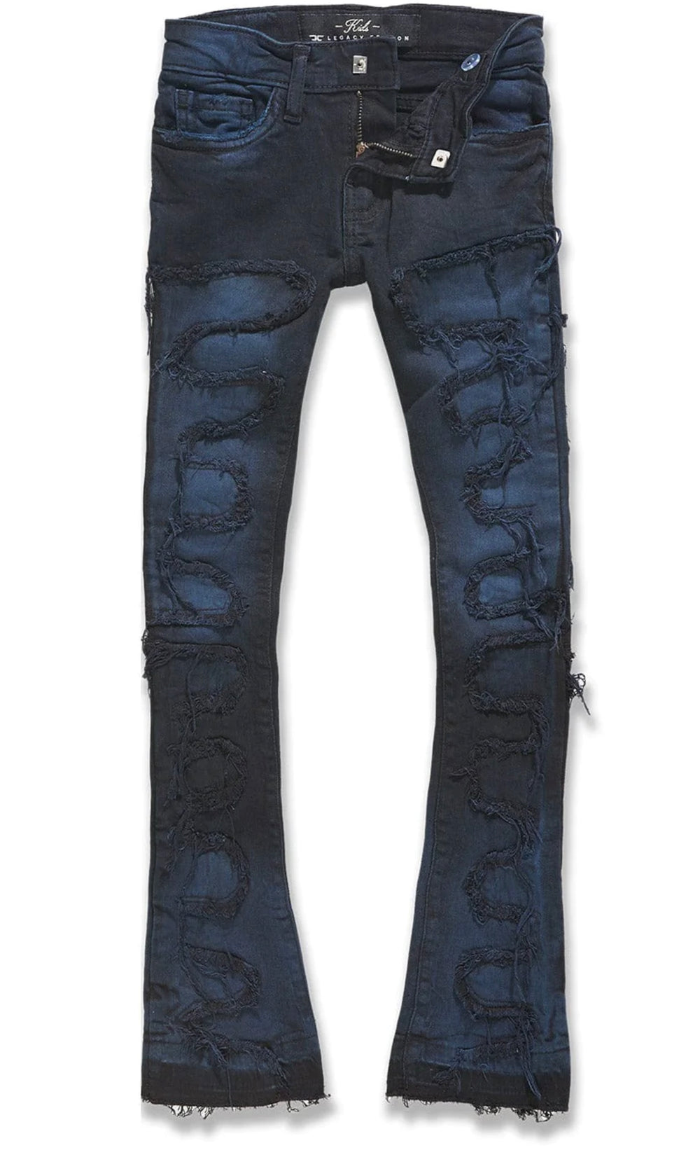 Kids Stacked Jeans – DripNationIL