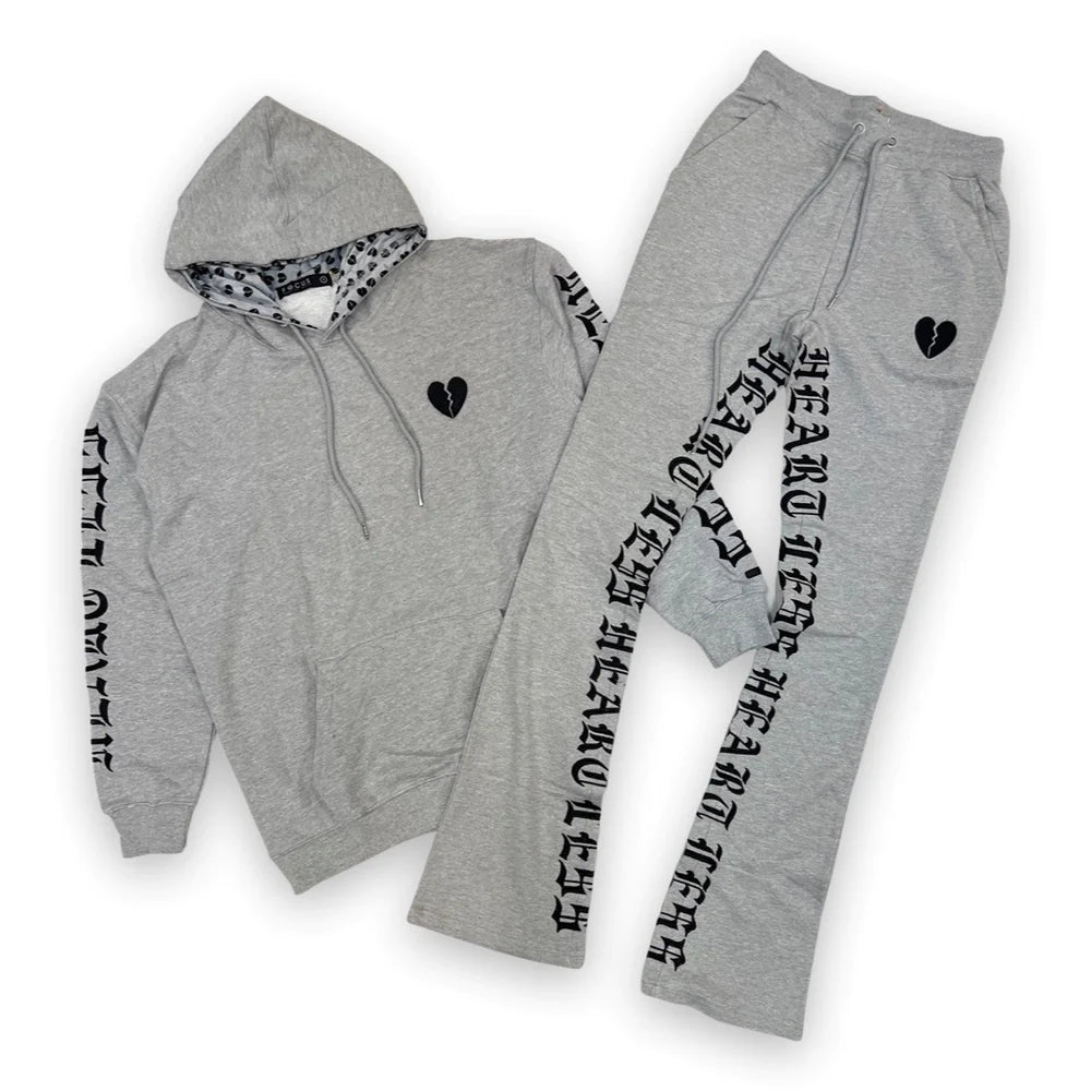 Focus - Fleece Set- Heartless HOODIE ONLY GREY