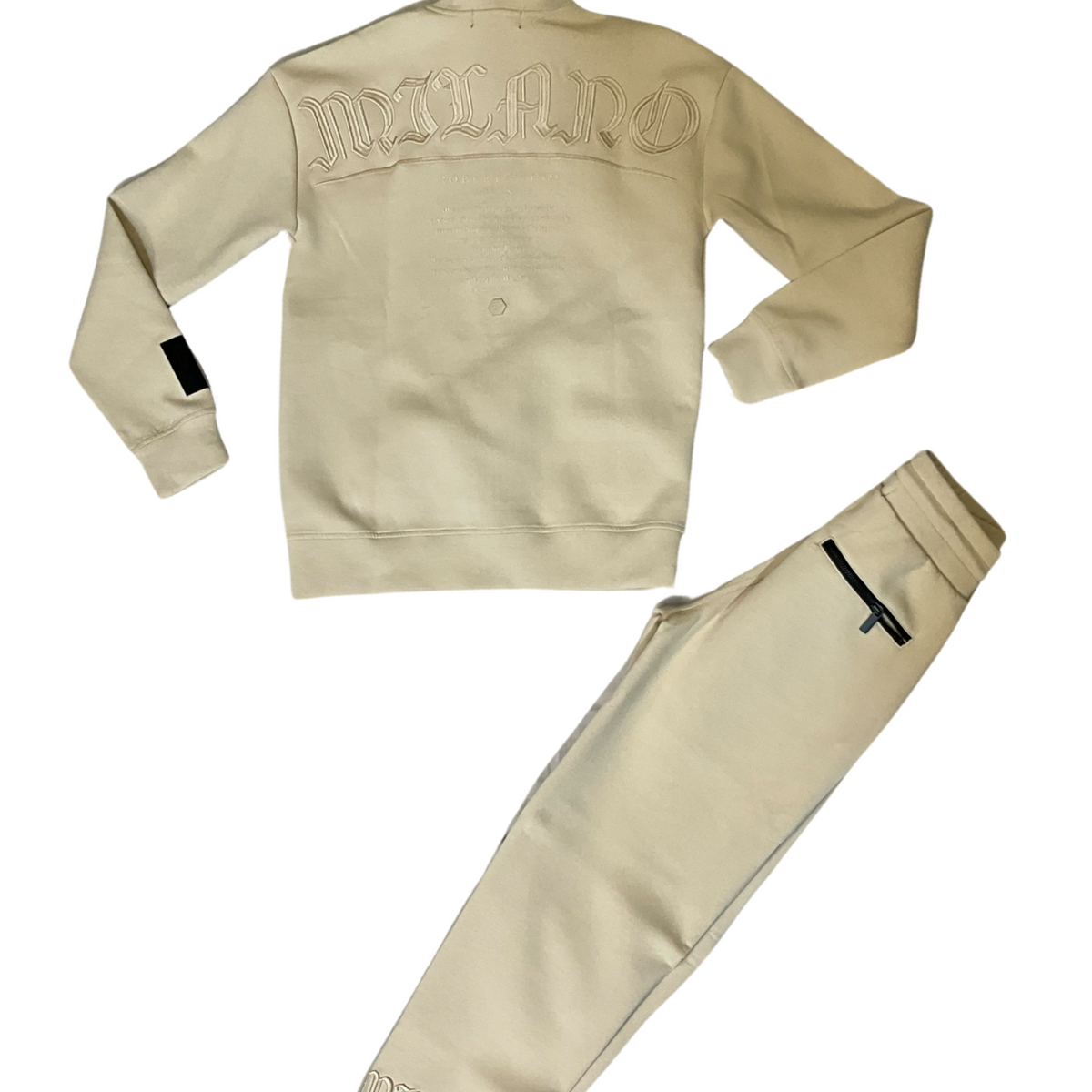 ROBERTO VINO MILANO - JOGGER FLEECE SET - LIGHT BEIGE