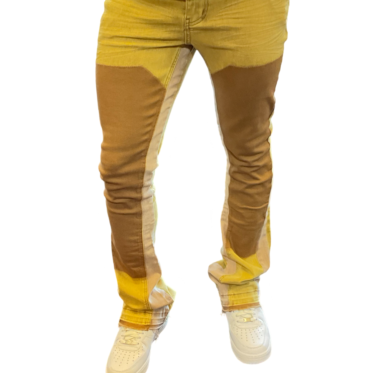 Reelistik - Stacked Jeans - Mustard Petro