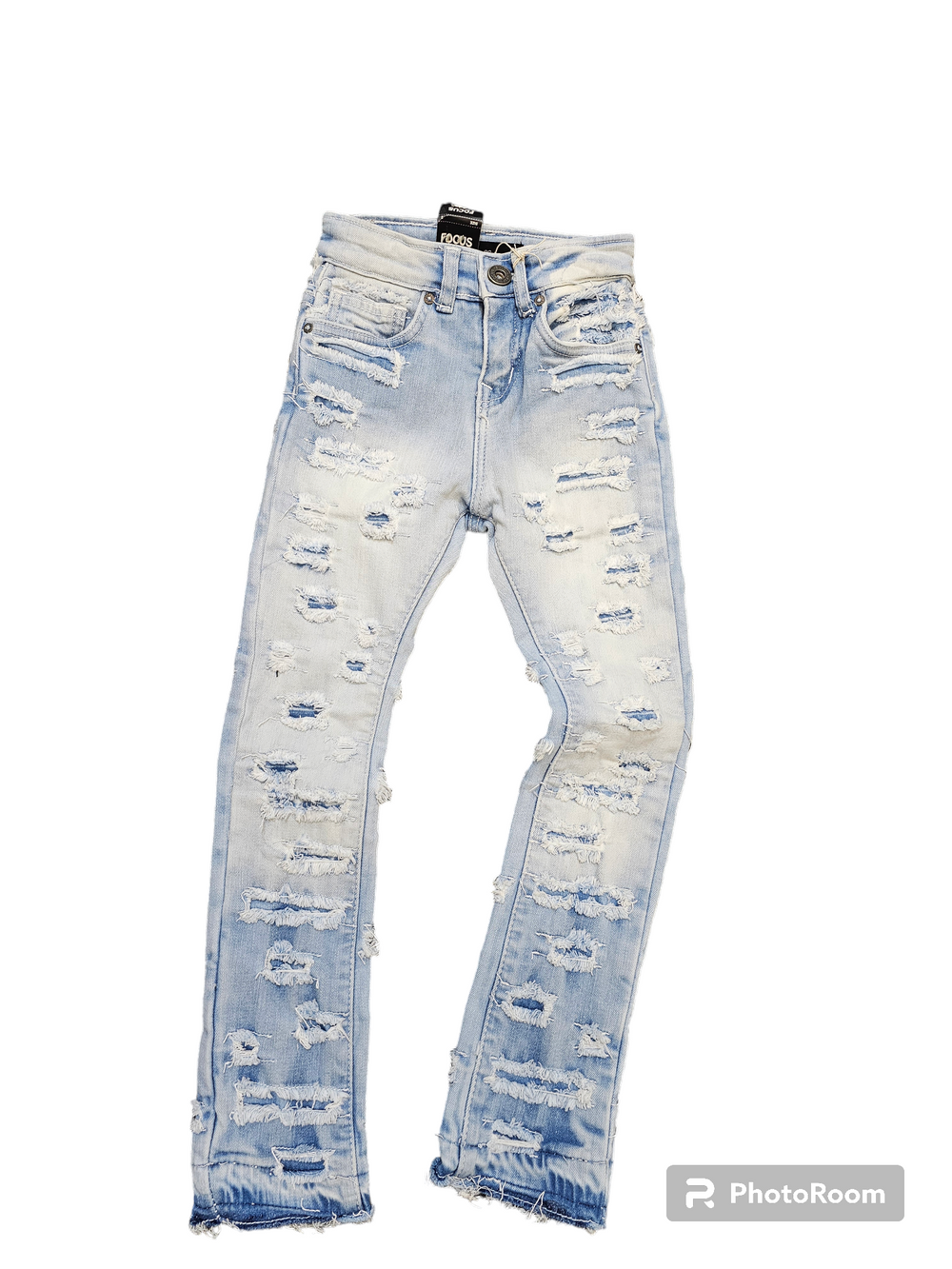 Kids Stacked Jeans – DripNationIL