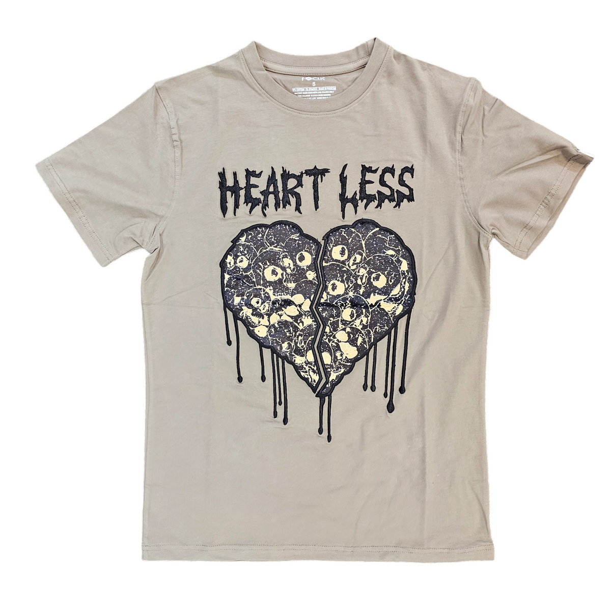 Focus Heartless Applique Shirt Harvest