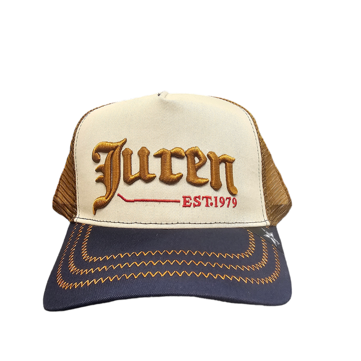 JUREN - LOGO - TRUCKER HAT - NAVY
