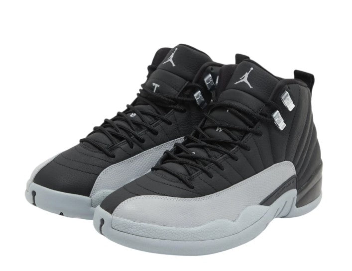 Jordan 12 High Top Wolf Grey Barons - Stylish Sneakers