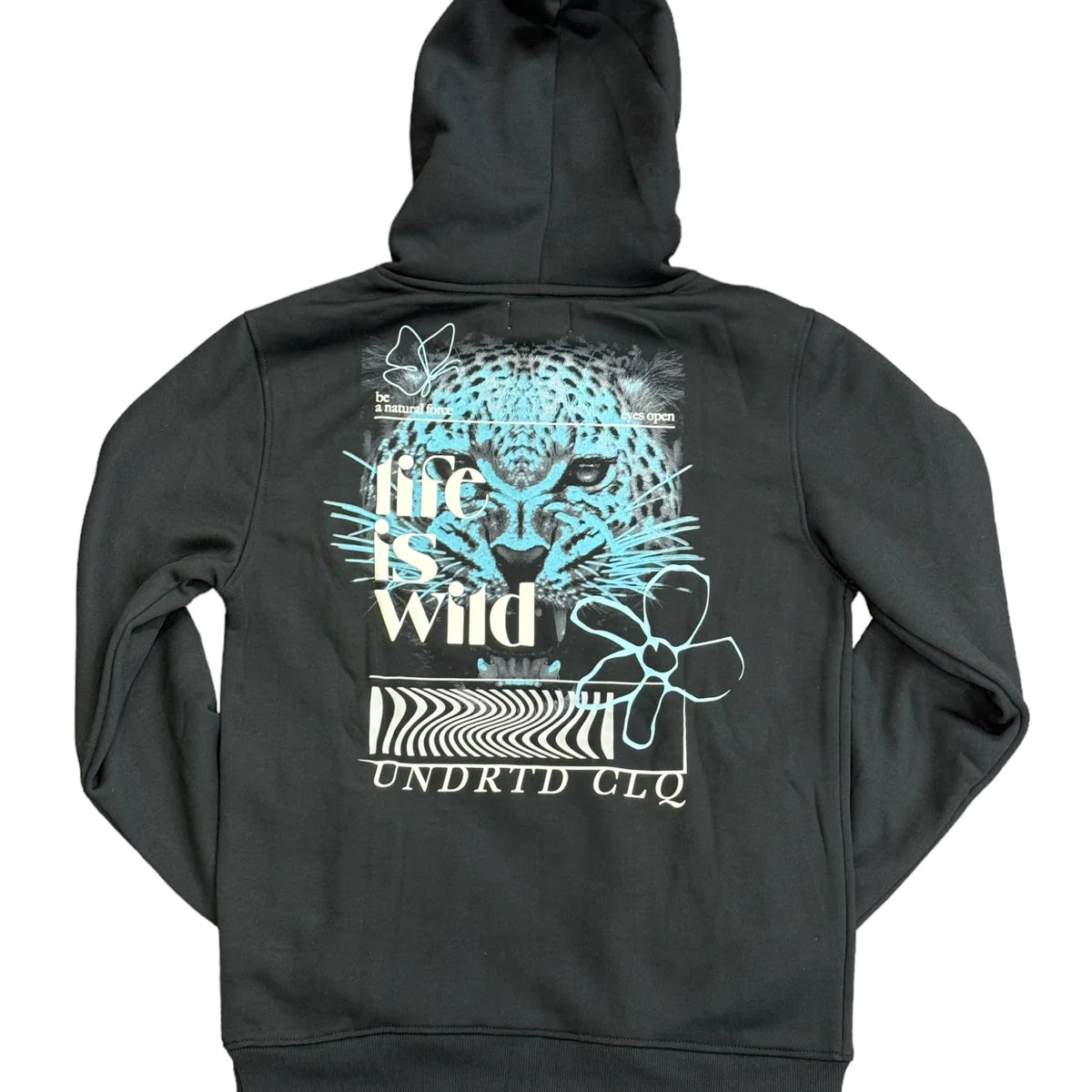 Undrtd Kids Hoodie - Life Is Wild (Black) | Bold & Comfortable ...