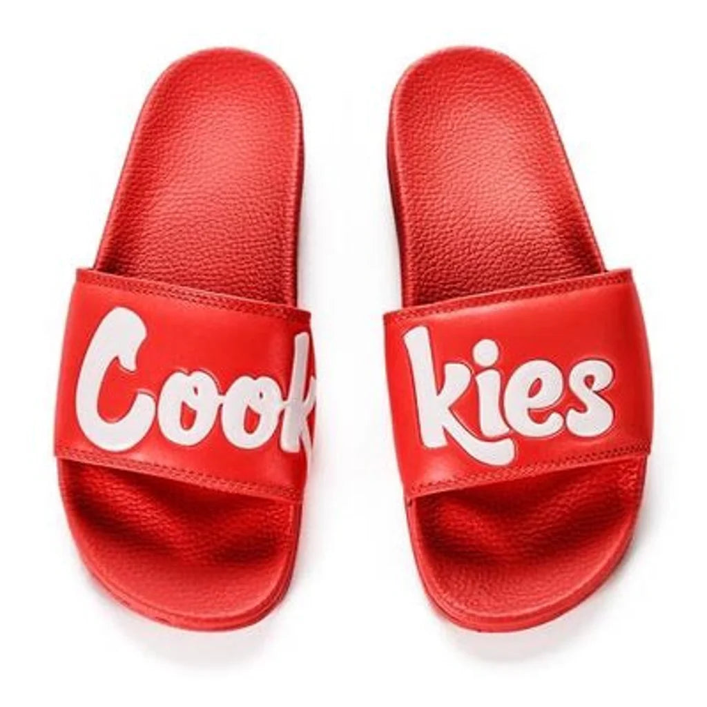 Cookie Slide Red - Bold & Comfortable Slides | Drip Nation